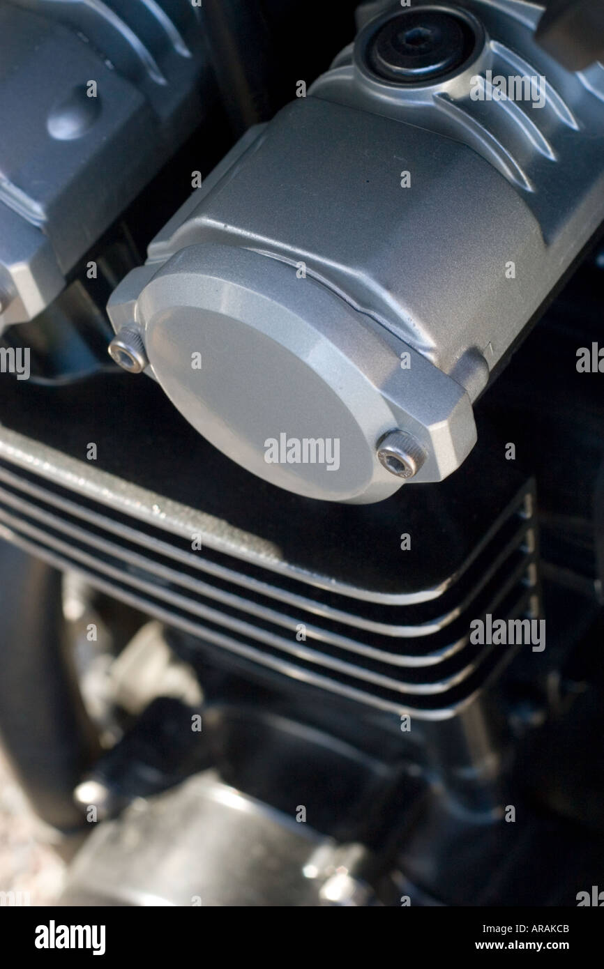 Yamaha motorcycle engine and camshaft Stock Photo - Alamy