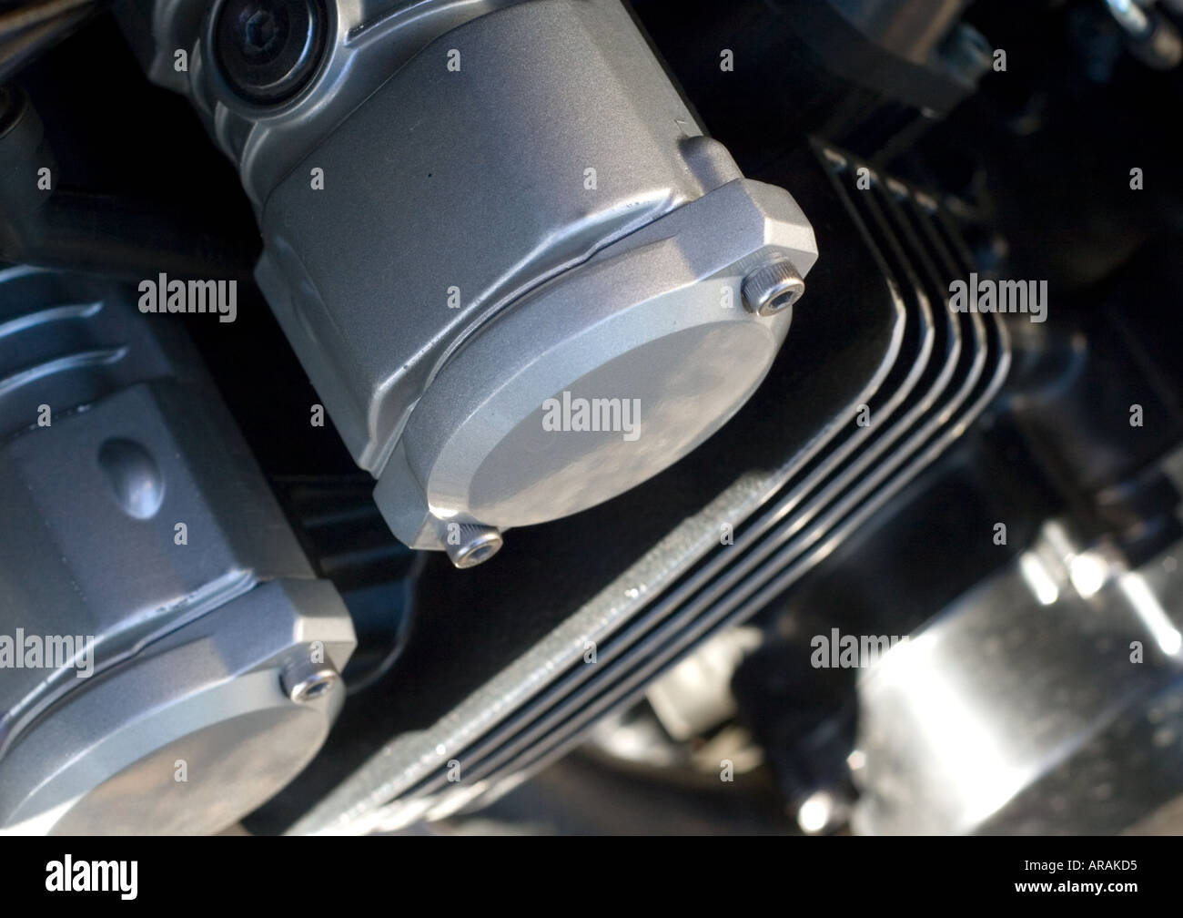 Yamaha motorcycle engine and camshaft Stock Photo - Alamy