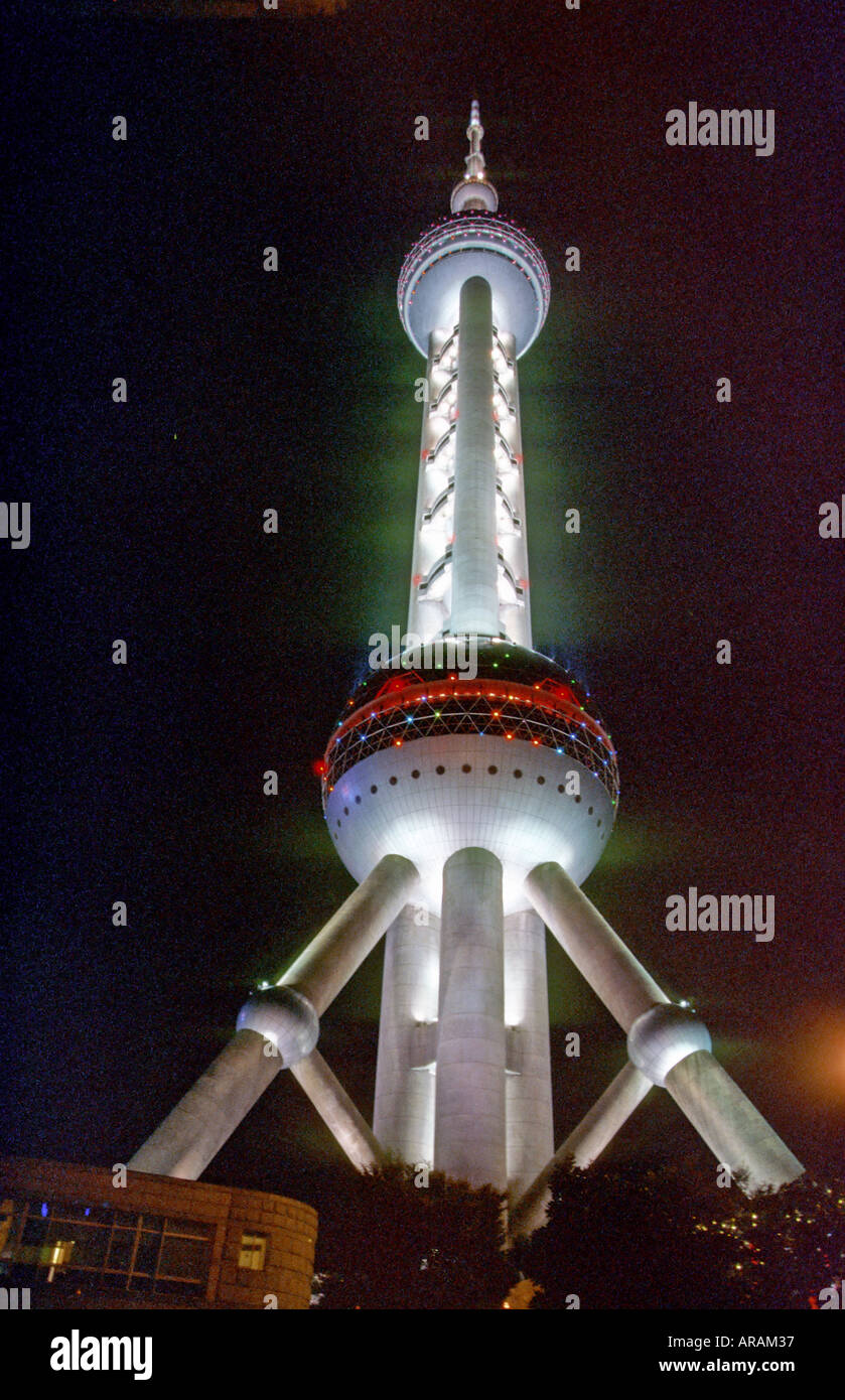 T.V. Tower Shanghai 4 Cn Stock Photo - Alamy