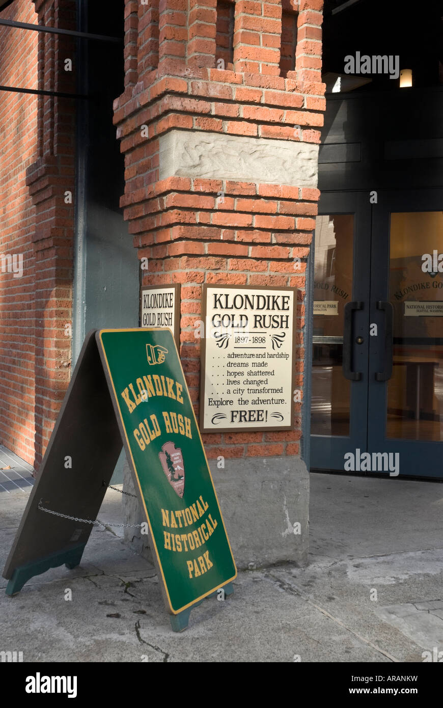 Klondike Gold Rush National Historical Park office in historic district ...