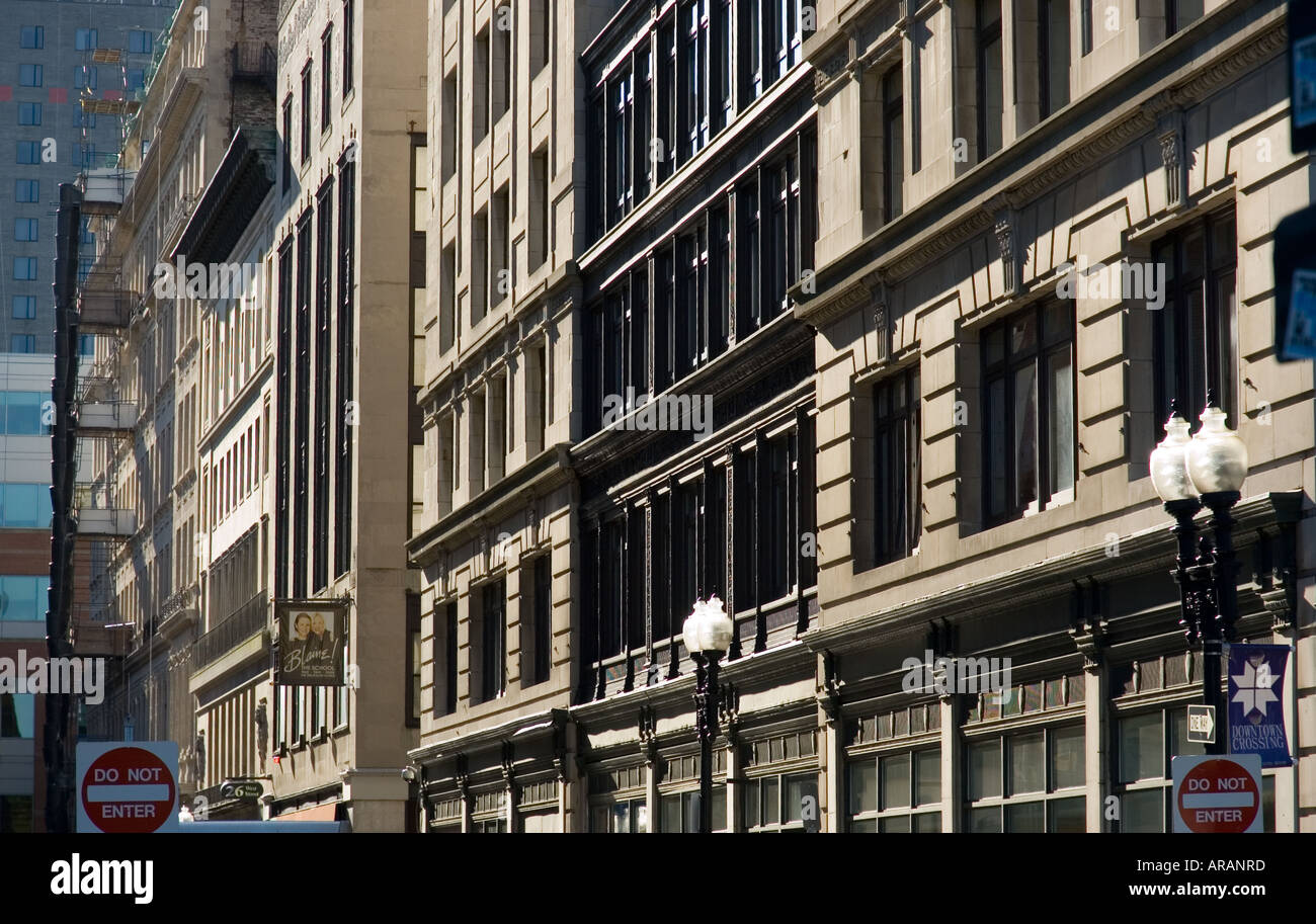 street scene in downtown boston Stock Photo - Alamy