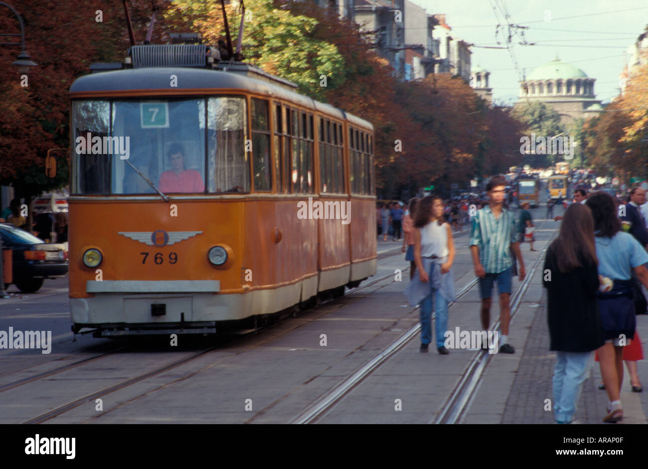 Trams sofia hi-res stock photography and images - Alamy