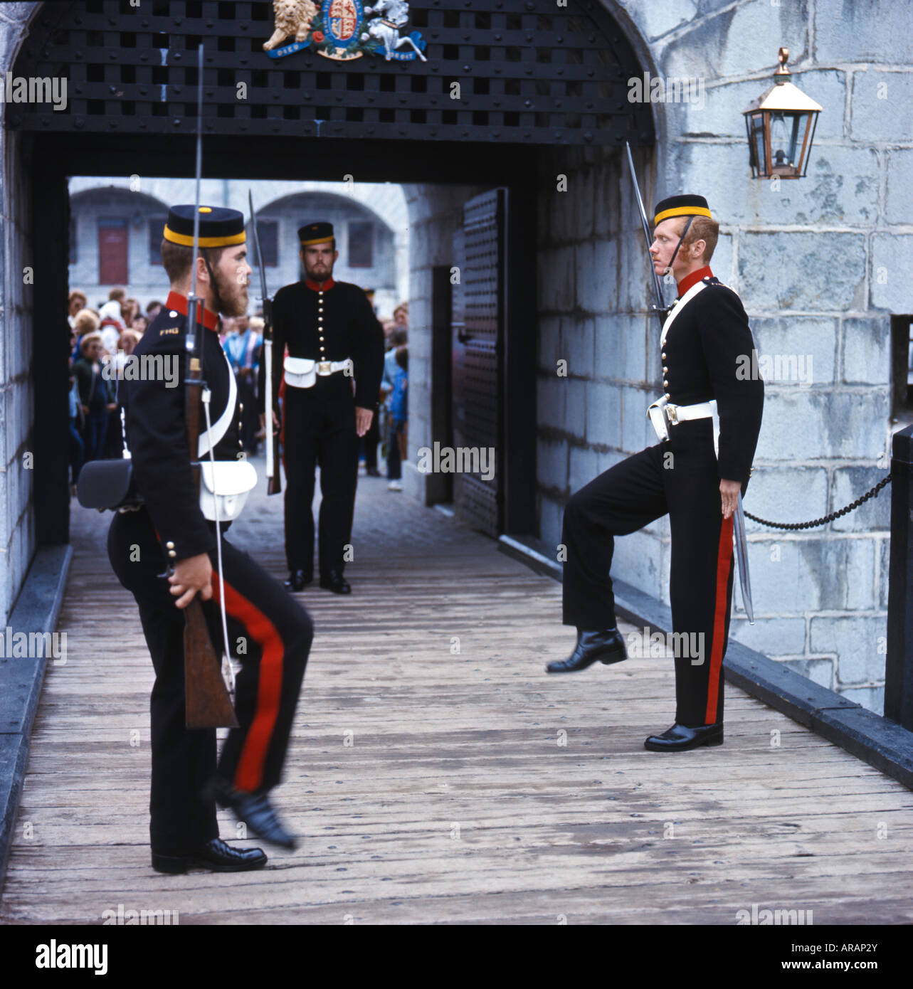 The Guard at Fort Henry near Kingston, Ontario, Canada Stock Photo - Alamy