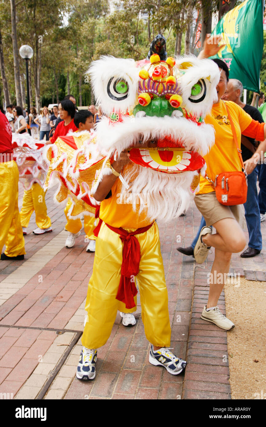 Lion dance australia hi-res stock photography and images - Alamy