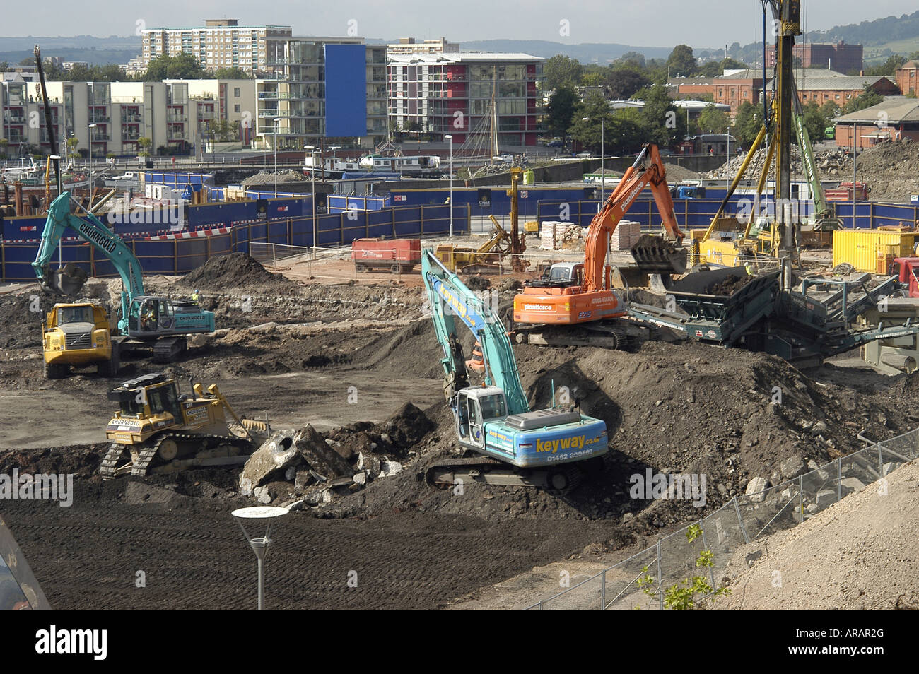 Construction site UK Stock Photo - Alamy