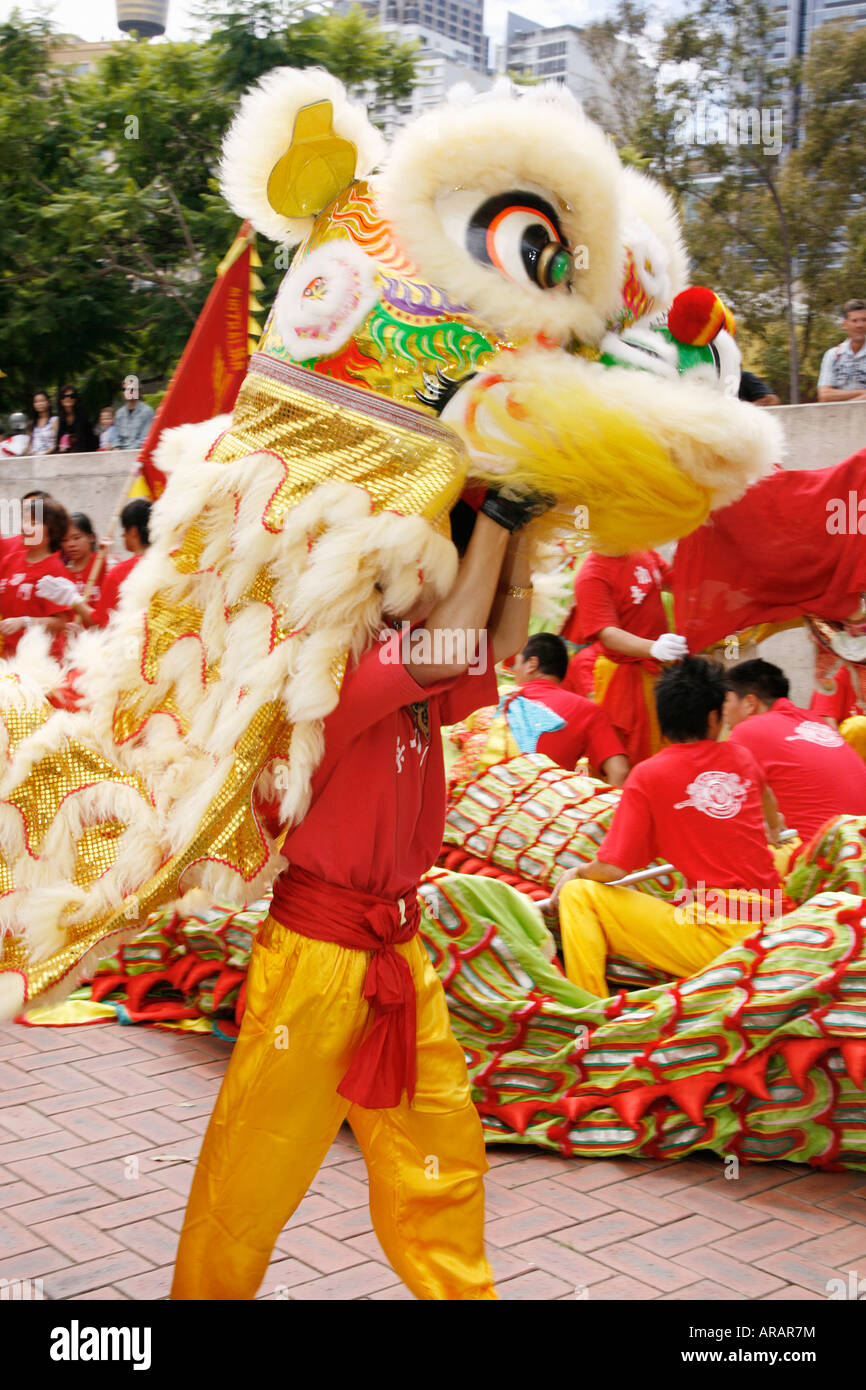 Chinese new year australia lion hi-res stock photography and images - Alamy
