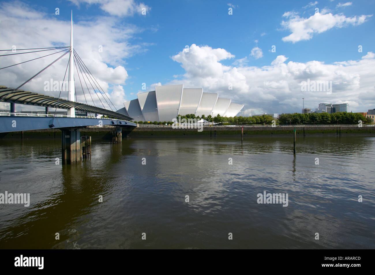 The Armadillo building SECC on the banks of the River Clyde Glasgow ...