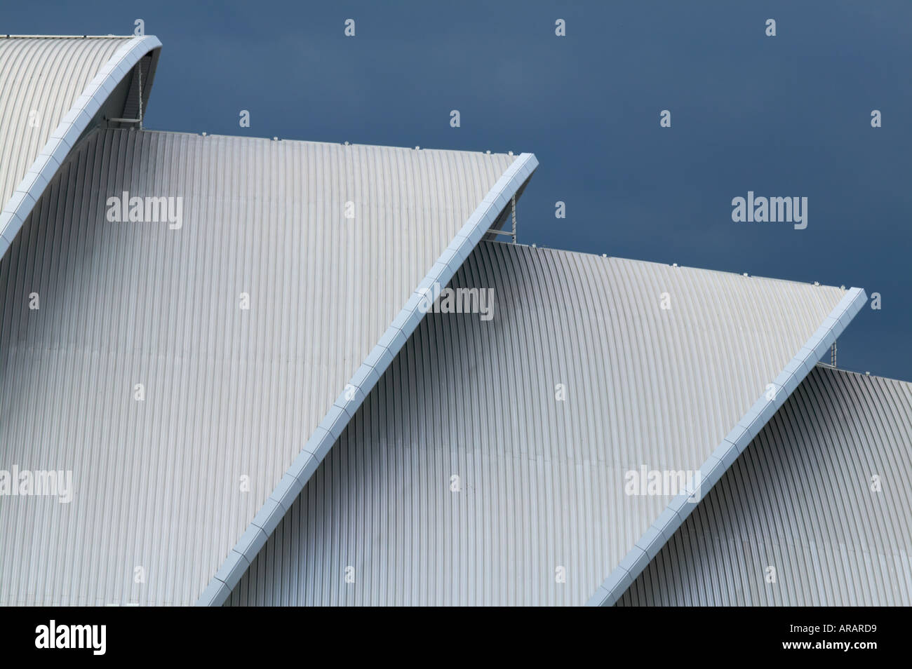 The Armadillo building SECC on the banks of the River Clyde Glasgow ...