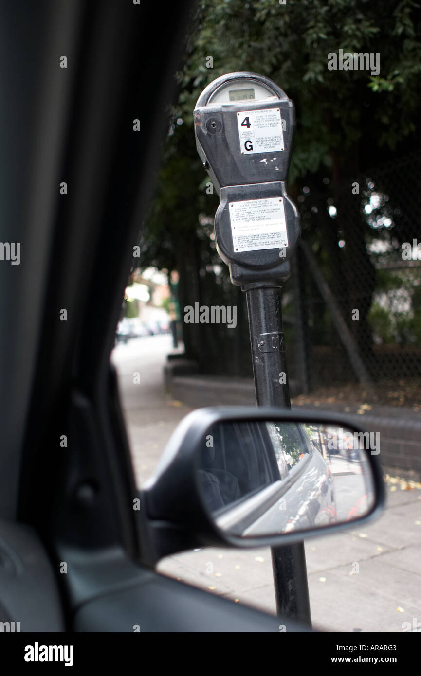 Car parking meter in London UK Stock Photo - Alamy