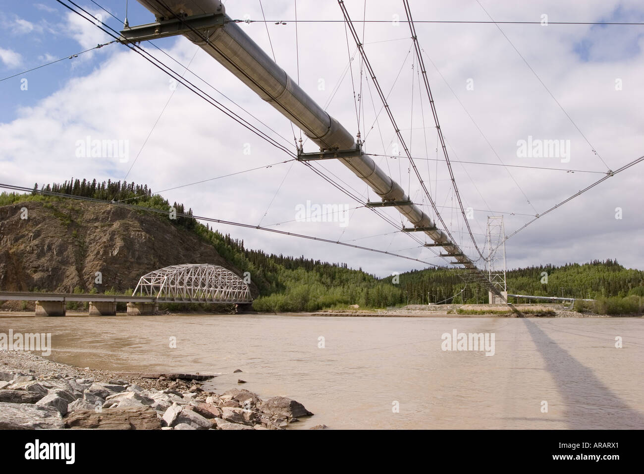 Bridge pipeline crossing on hi-res stock photography and images - Alamy
