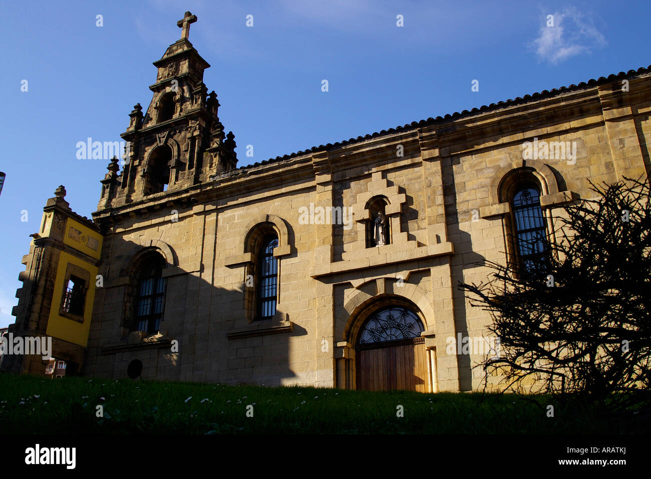 belfry church tower of santa clara church Stock Photo - Alamy