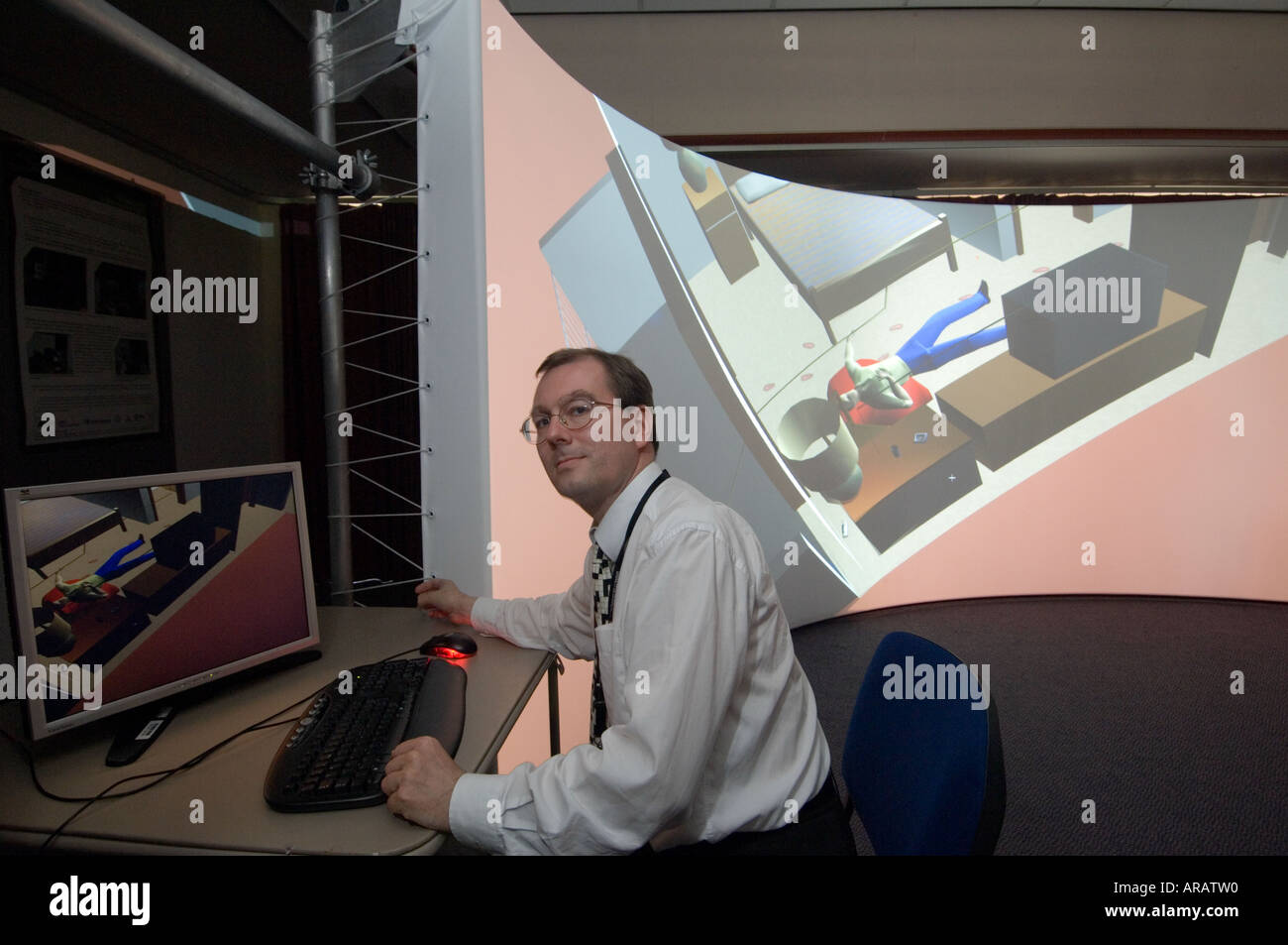 Professor David Miller specialist in landscape reconstruction ...