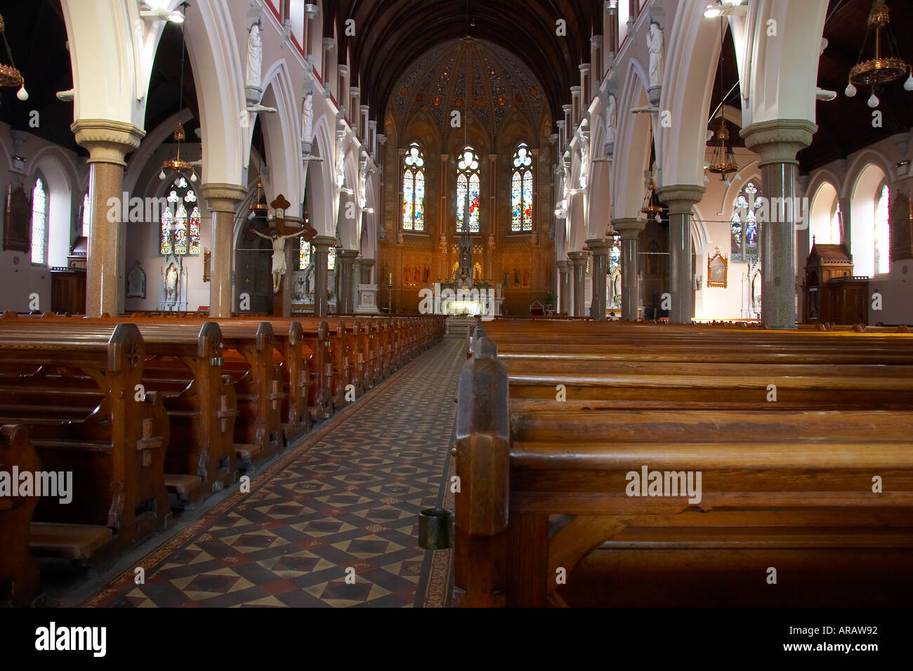 interior view of church Stock Photo - Alamy