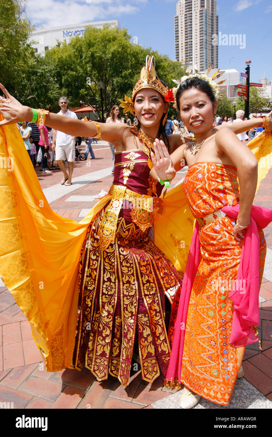 Chinese New Year Parade Female Performers Stock Photo - Alamy