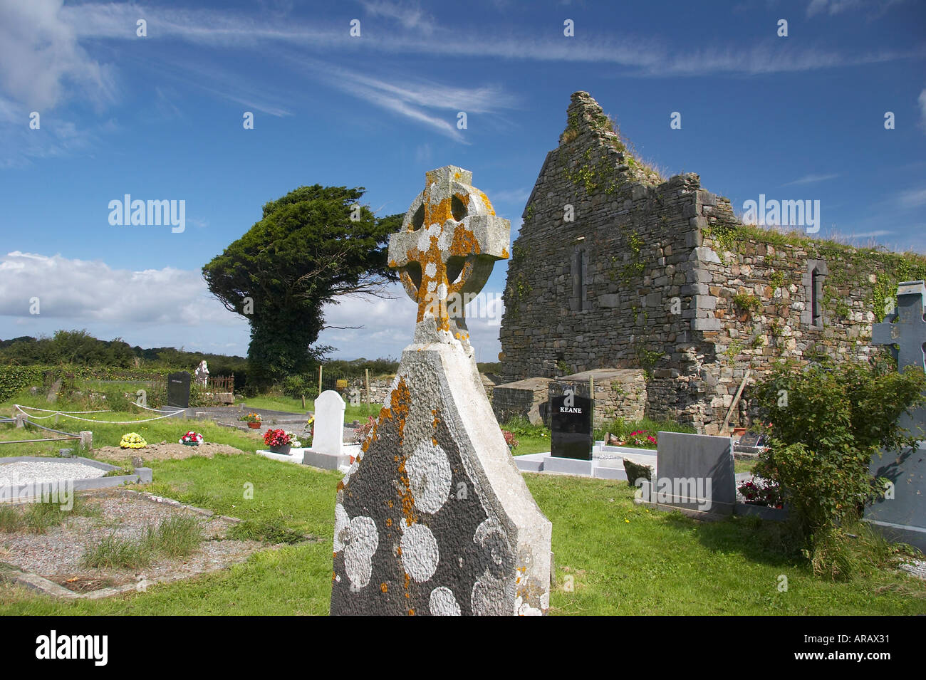 high cross on cemetery Stock Photo - Alamy