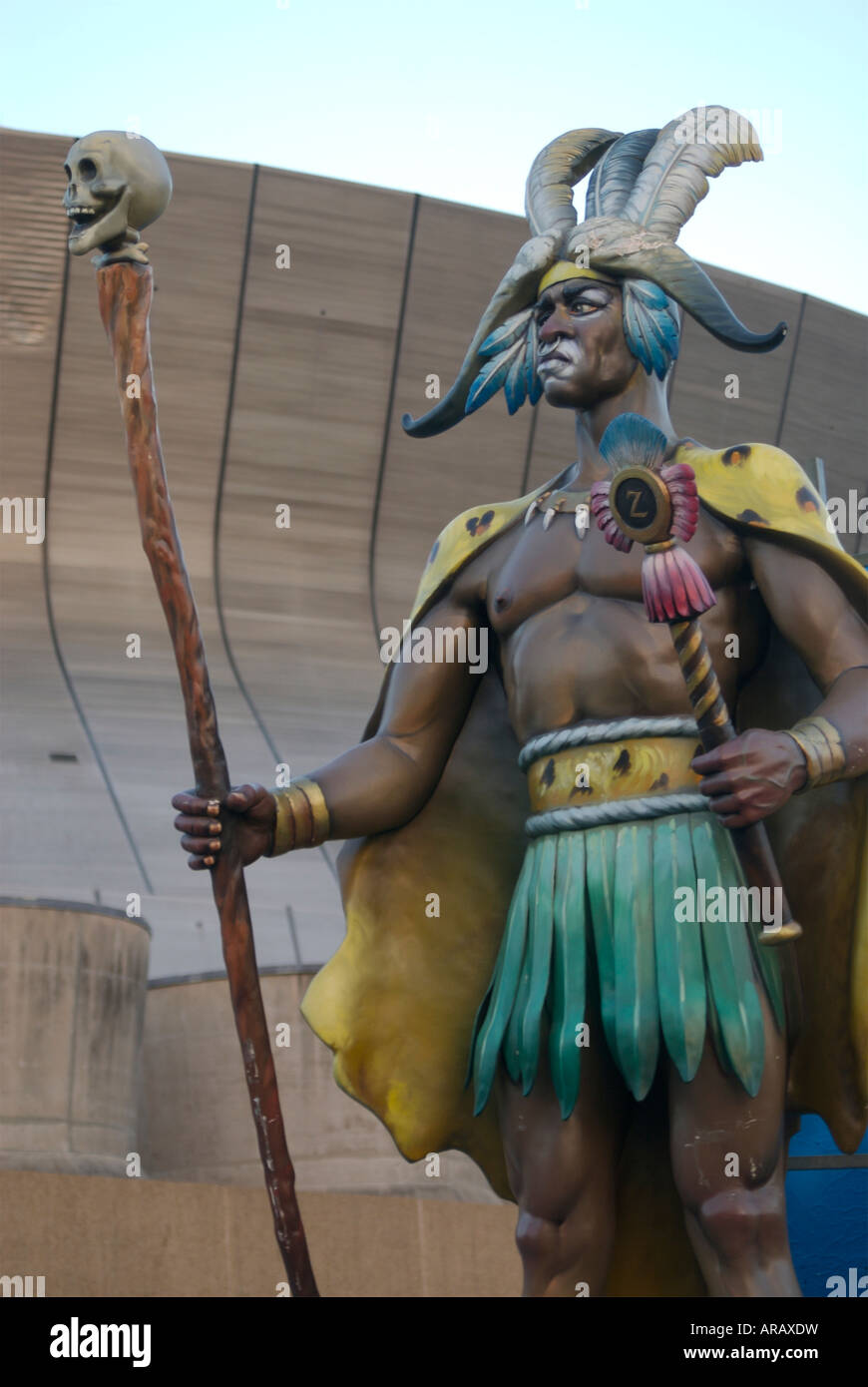 Float in the Zulu parade New Orleans Louisiana USA Stock Photo - Alamy
