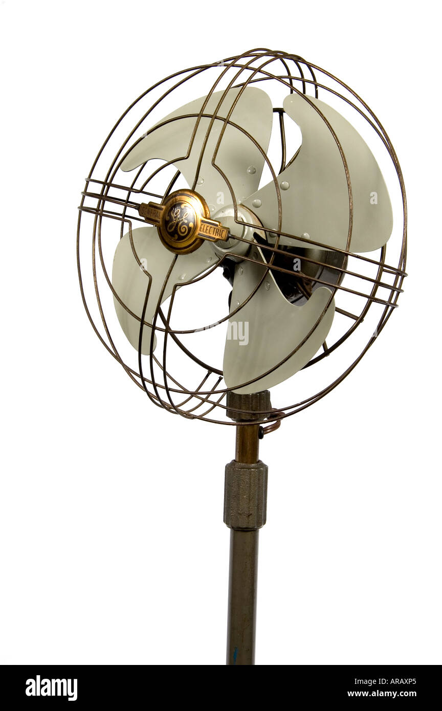 shot of an antique electric fan Stock Photo - Alamy
