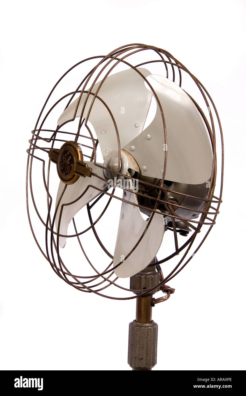 shot of an antique electric fan Stock Photo - Alamy
