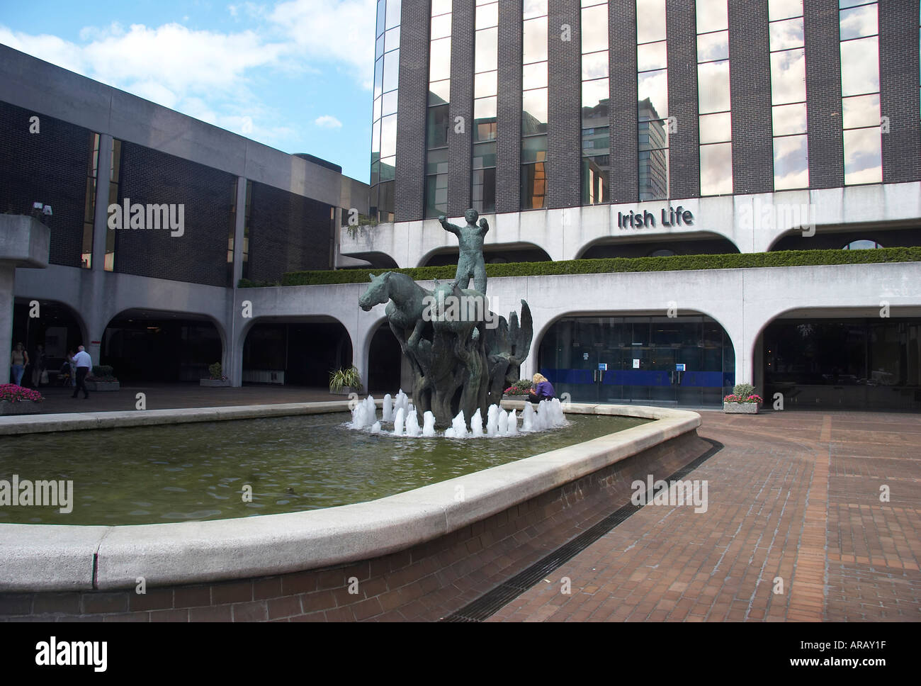 Irish Life building in Dublin Stock Photo - Alamy