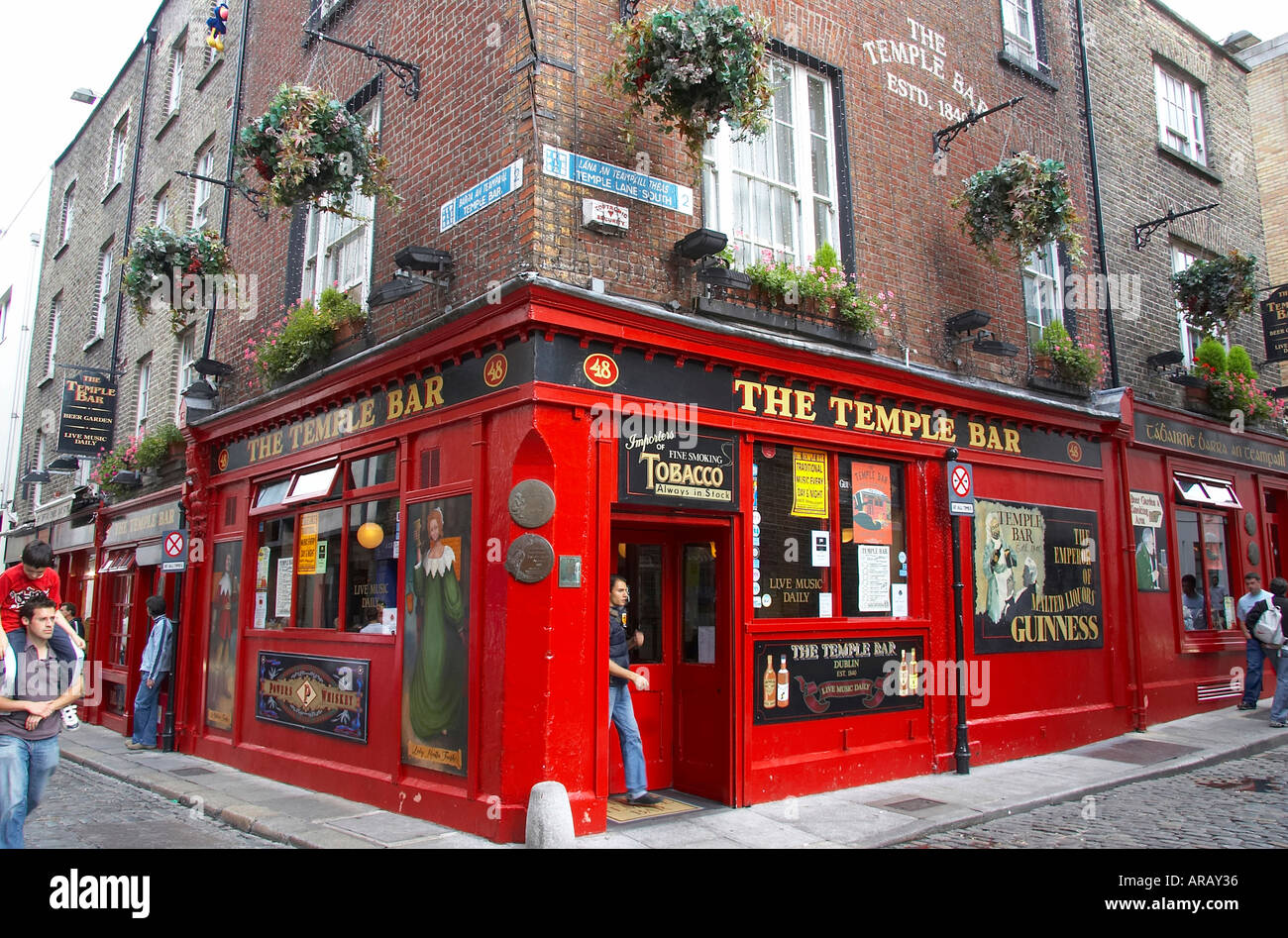 pub "The Temple Bar Stock Photo - Alamy