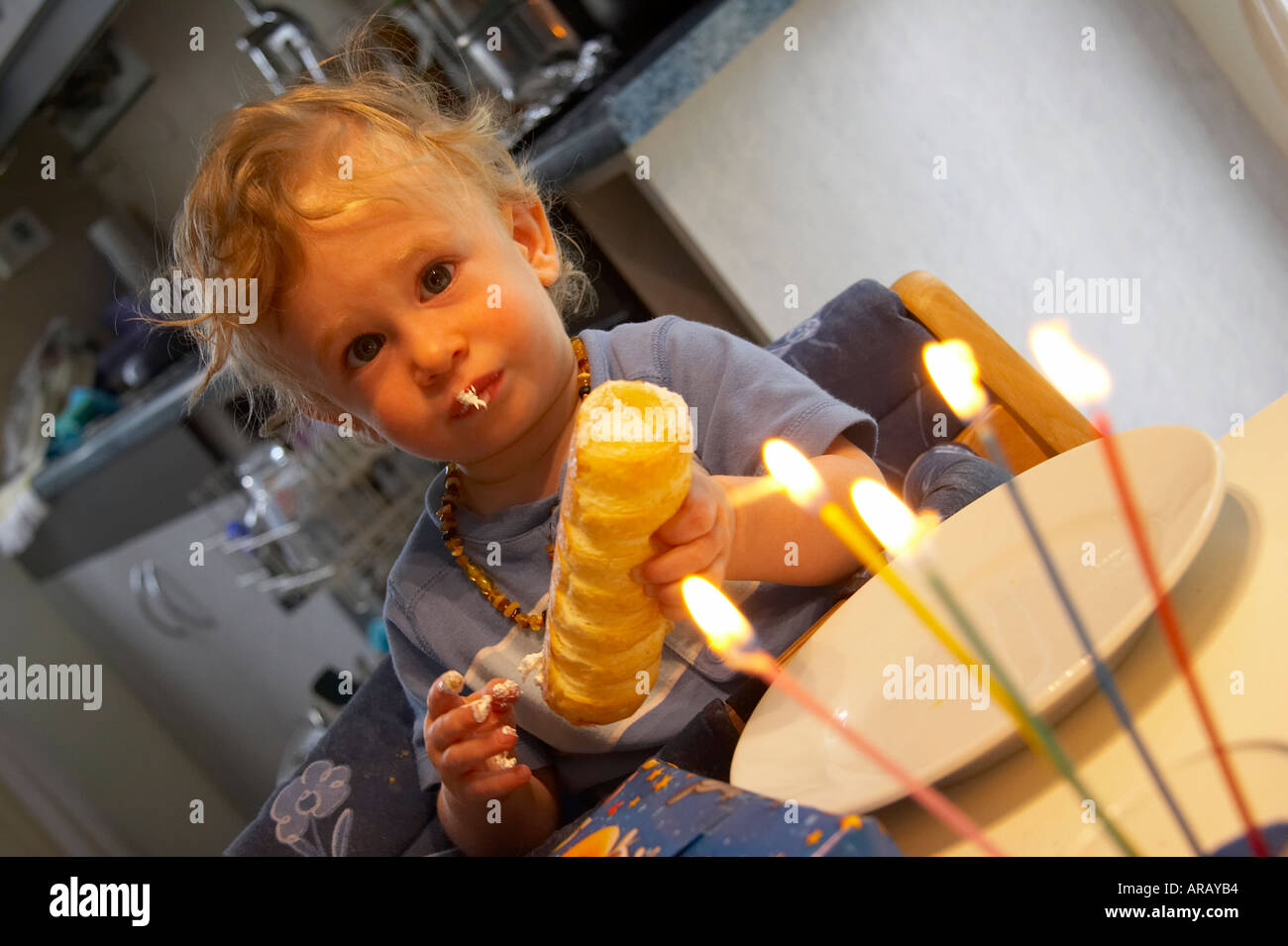 first birthday of baby Stock Photo - Alamy