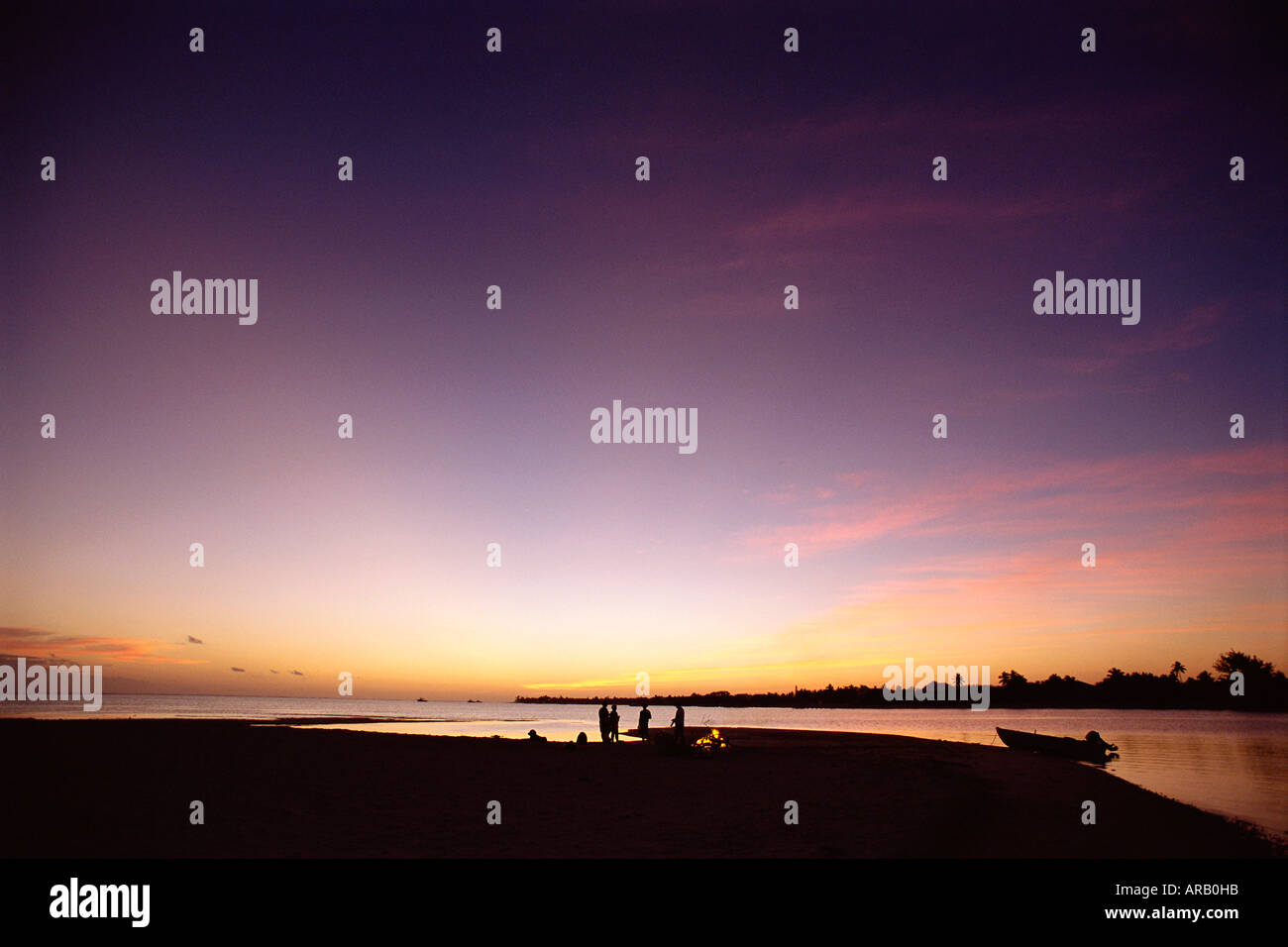 Owen Island at Sunset, Cayman Islands Stock Photo - Alamy