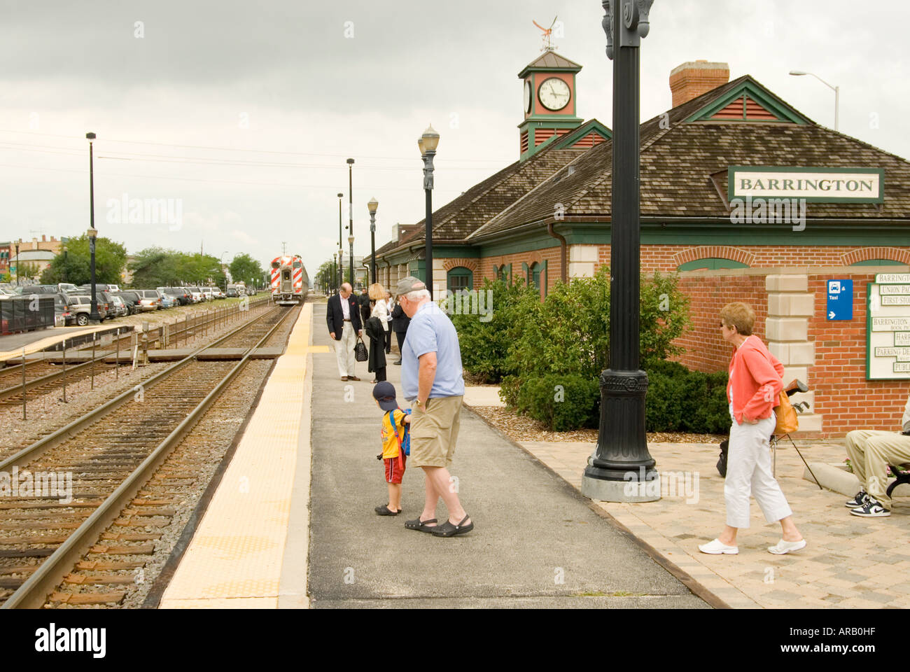 First Train Ride Stock Photo - Alamy