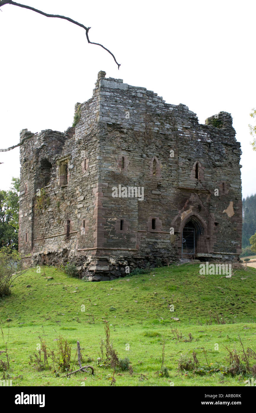 Hopton Castle Shropshire Stock Photo - Alamy
