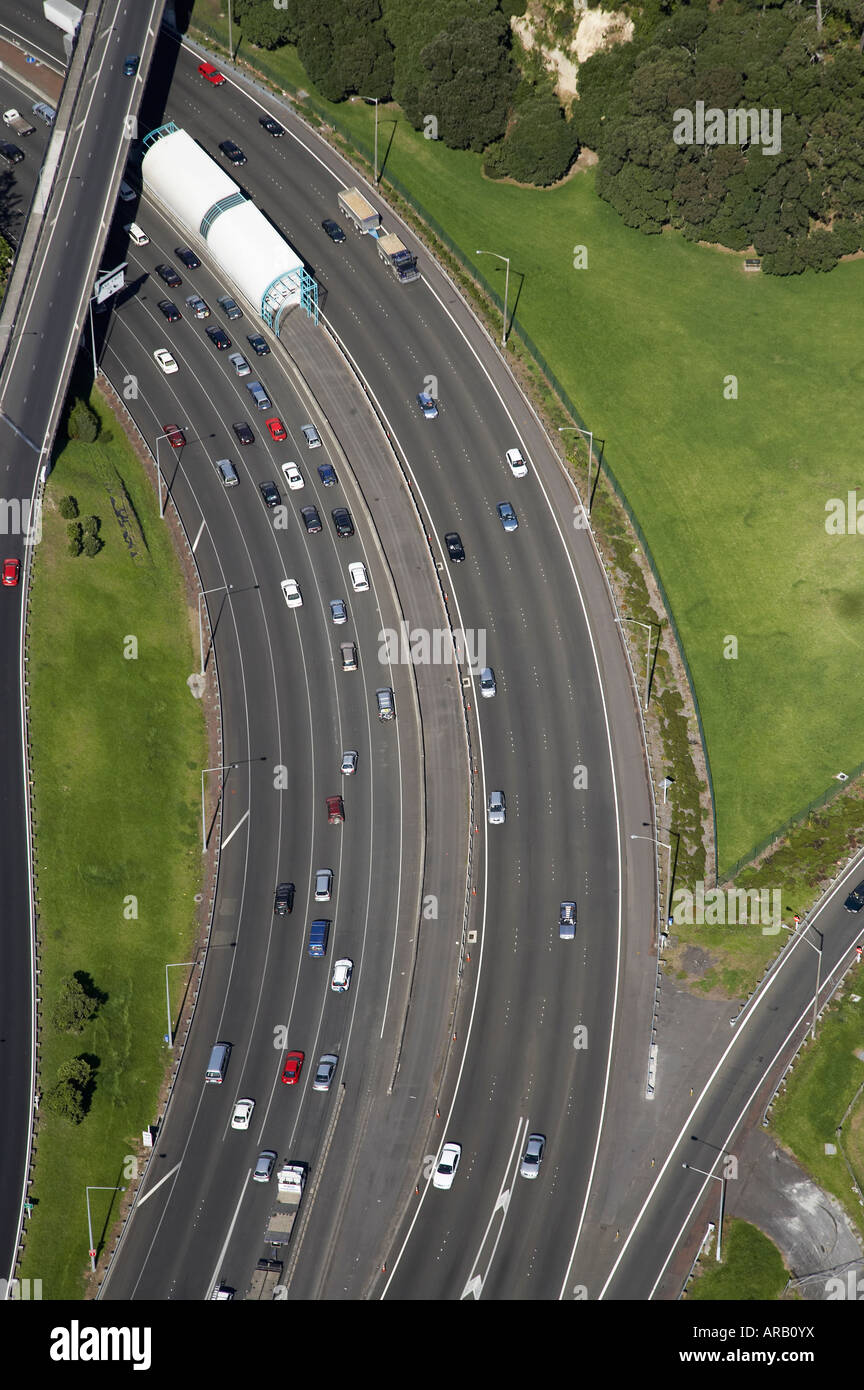 Motorway Point Erin Auckland North Island New Zealand Aerial Stock ...