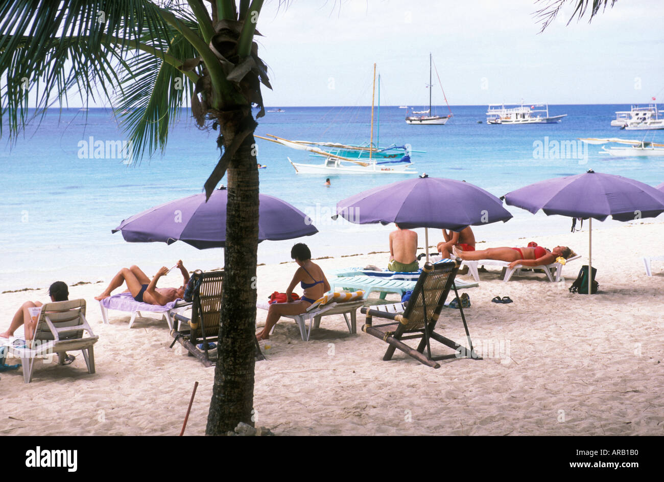 Tropical Beaches With People