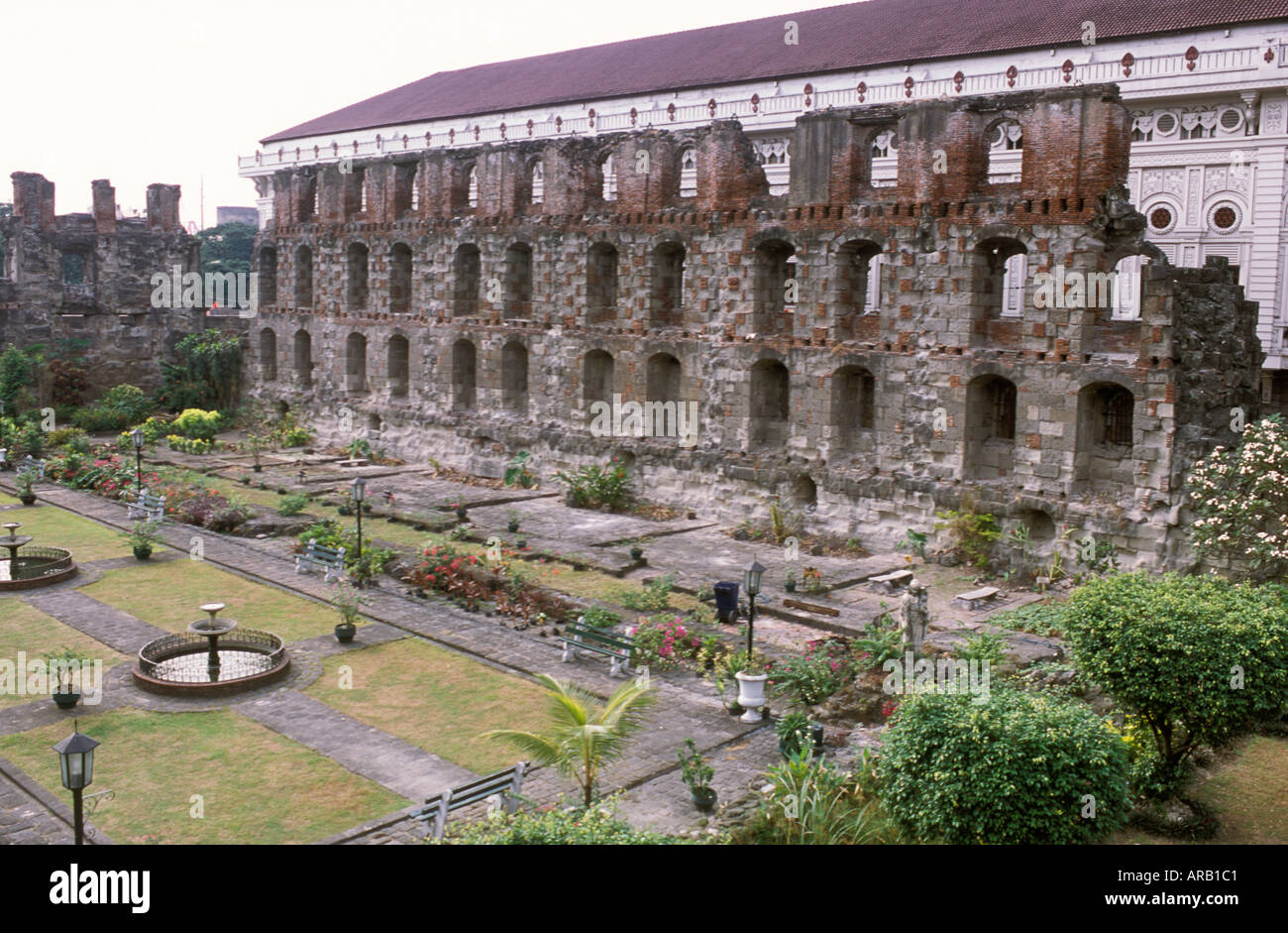 Philippines Manila Intramuros San Agustin Monastery Ruins Stock Photo ...