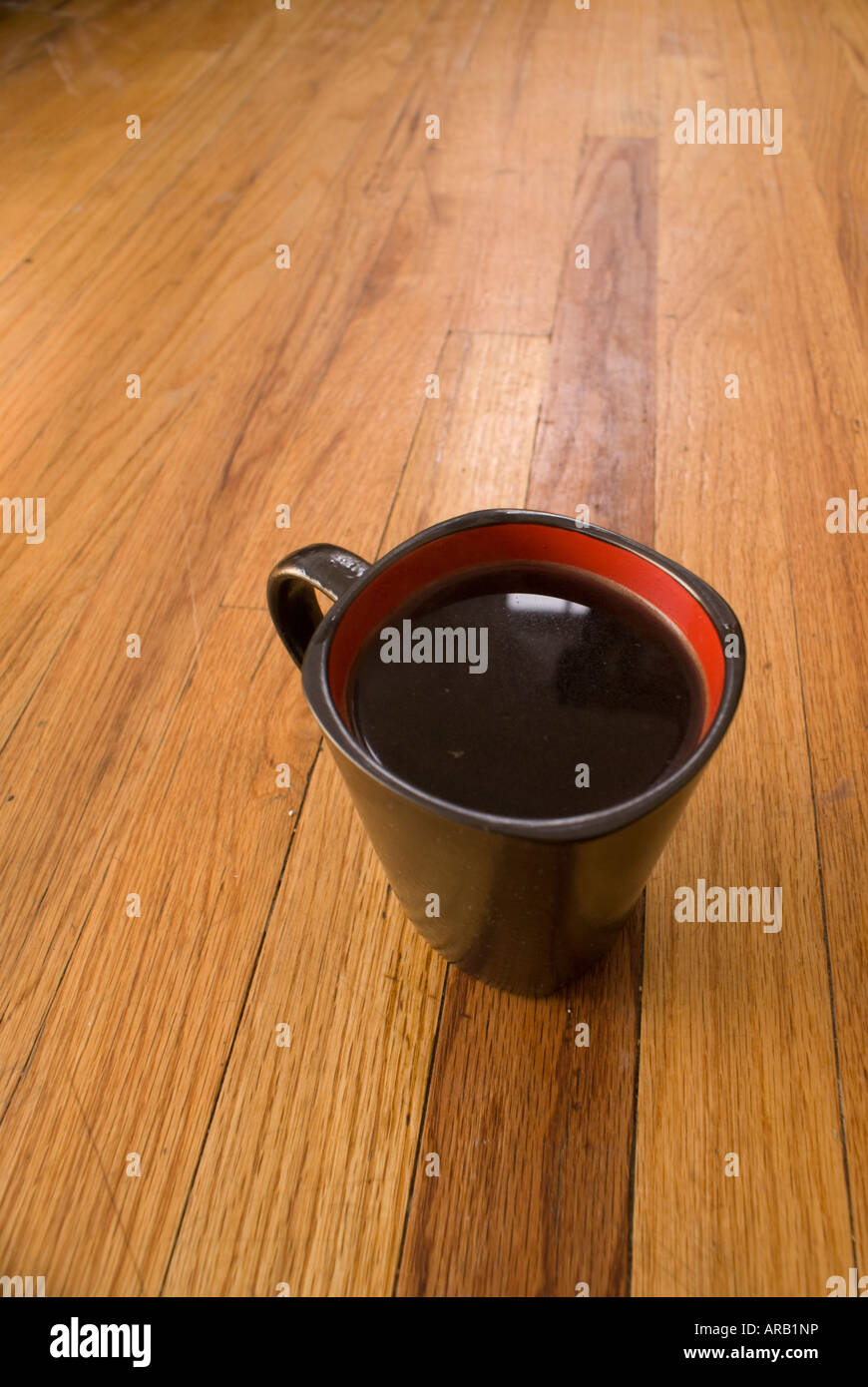 Solo coffee in wide-angle Stock Photo - Alamy