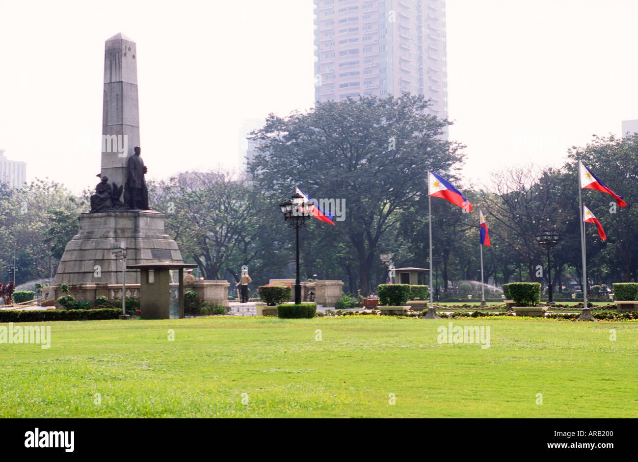 Philippines Manila Rizal Park Rizal Monument Stock Photo - Alamy