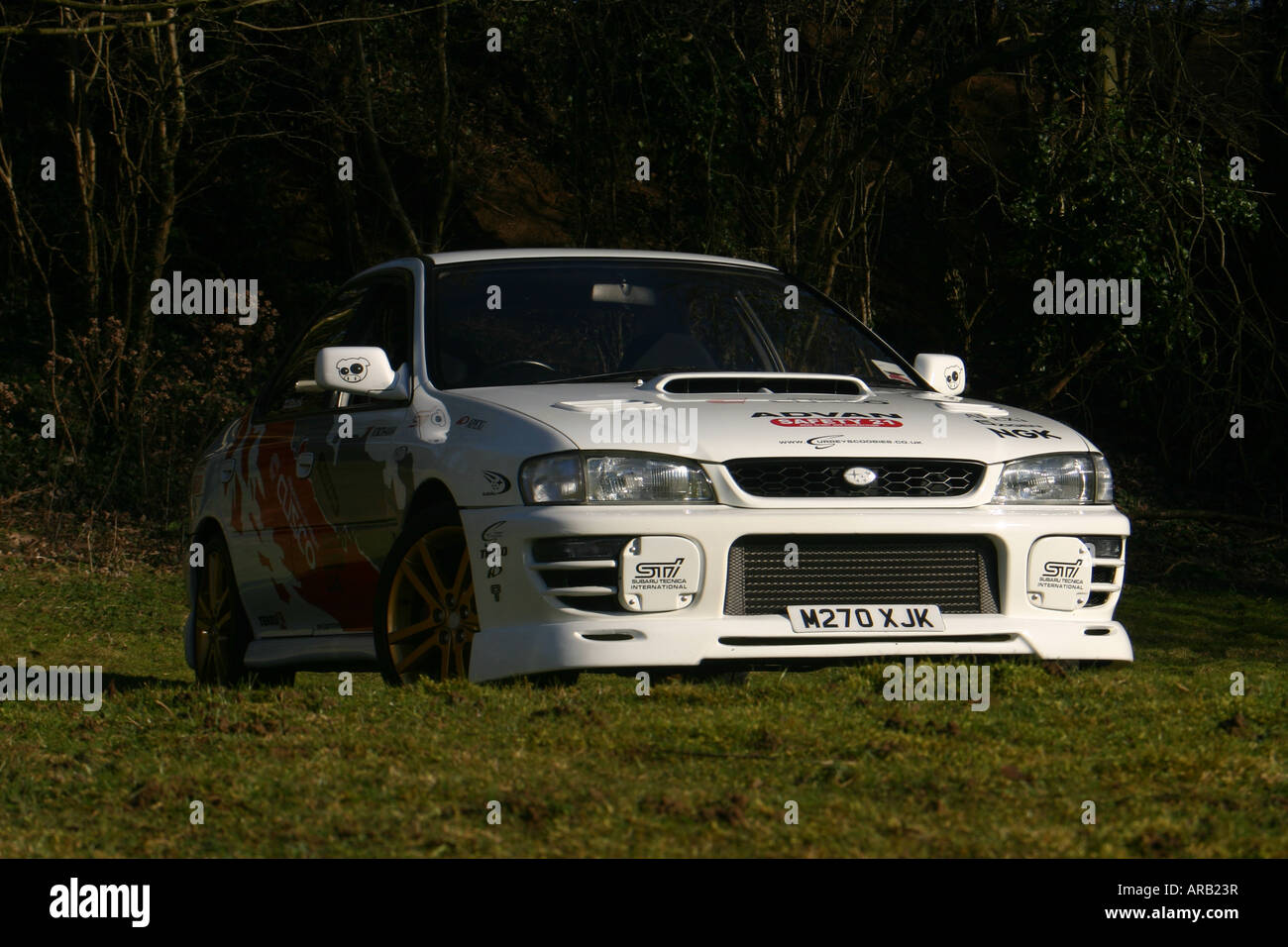 subaru impreza turbo blue saloon 'family car' fast quick racer japan ...