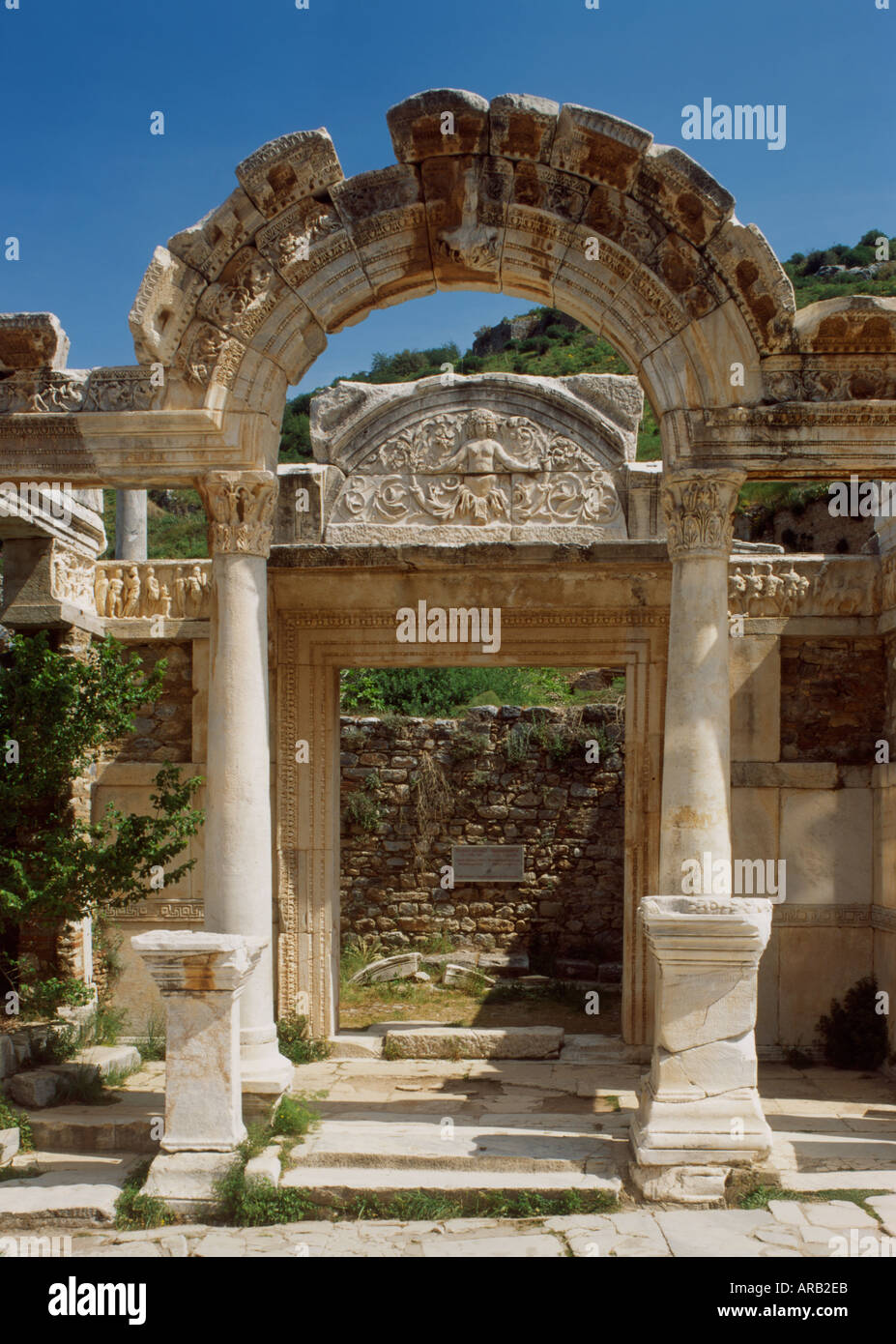 Turkey Ephesus Hadrian s Temple Stock Photo - Alamy