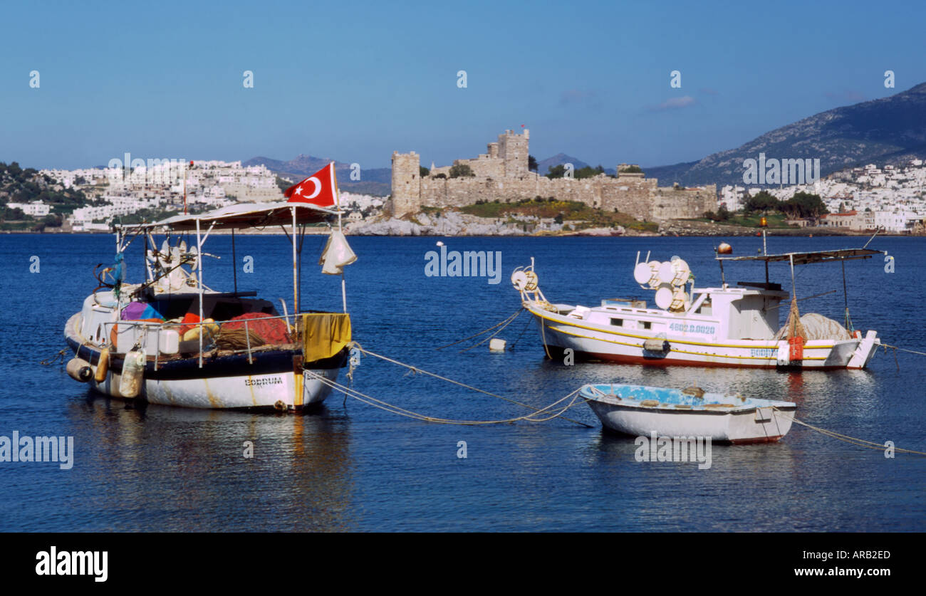 Turkey Bodrum harbour Stock Photo - Alamy
