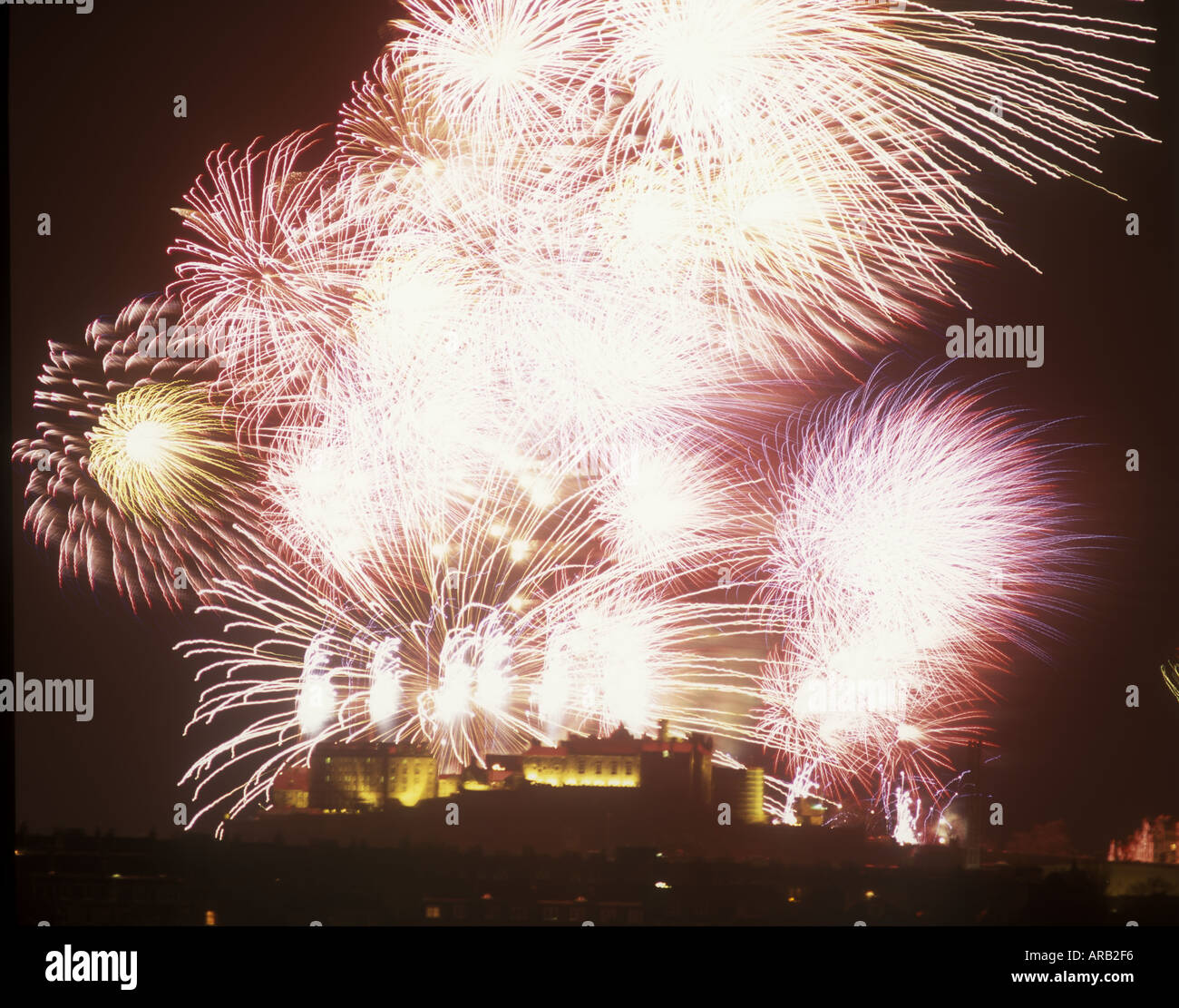 Firework display at Edinburgh Castle New Year celebrations Edinburgh ...
