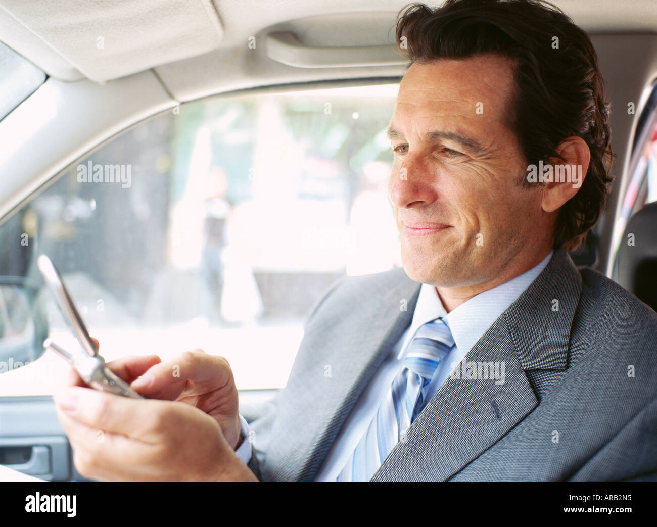 Men calling out of car hi-res stock photography and images - Alamy