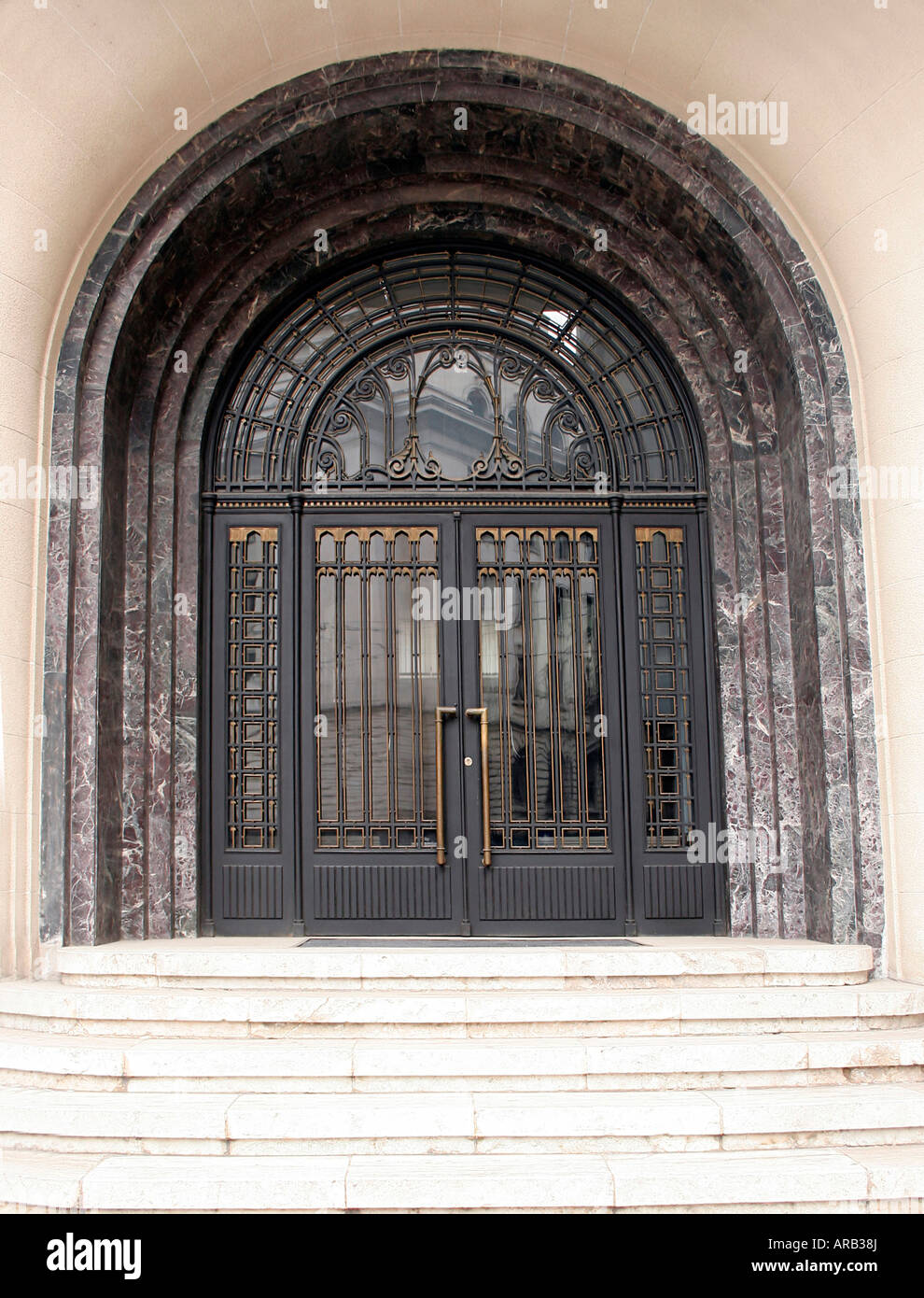 Big bank door Stock Photo - Alamy
