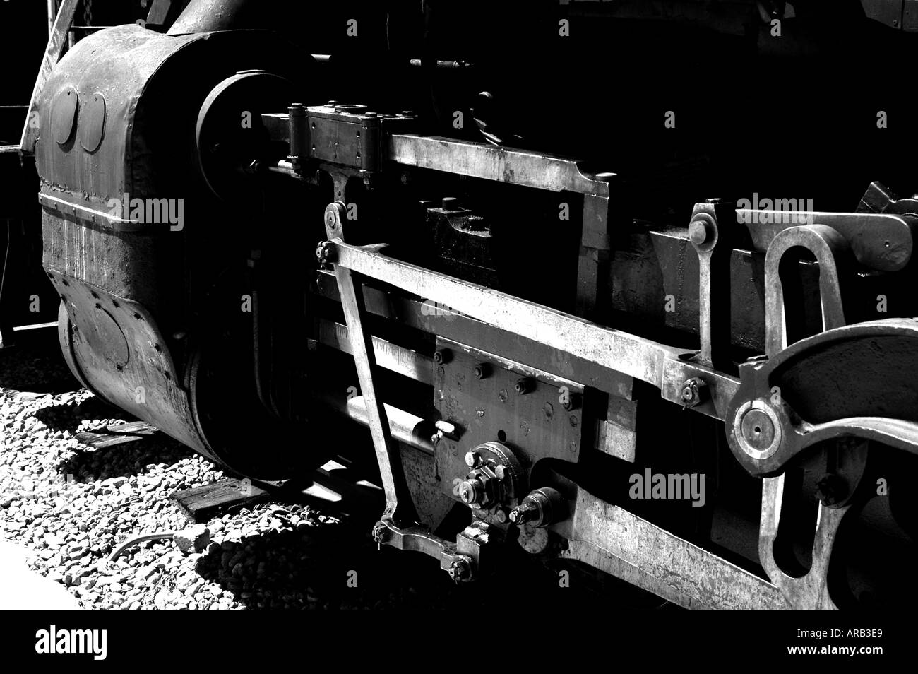 Steam cylinder on locomotive at Silver Plume CO Stock Photo - Alamy