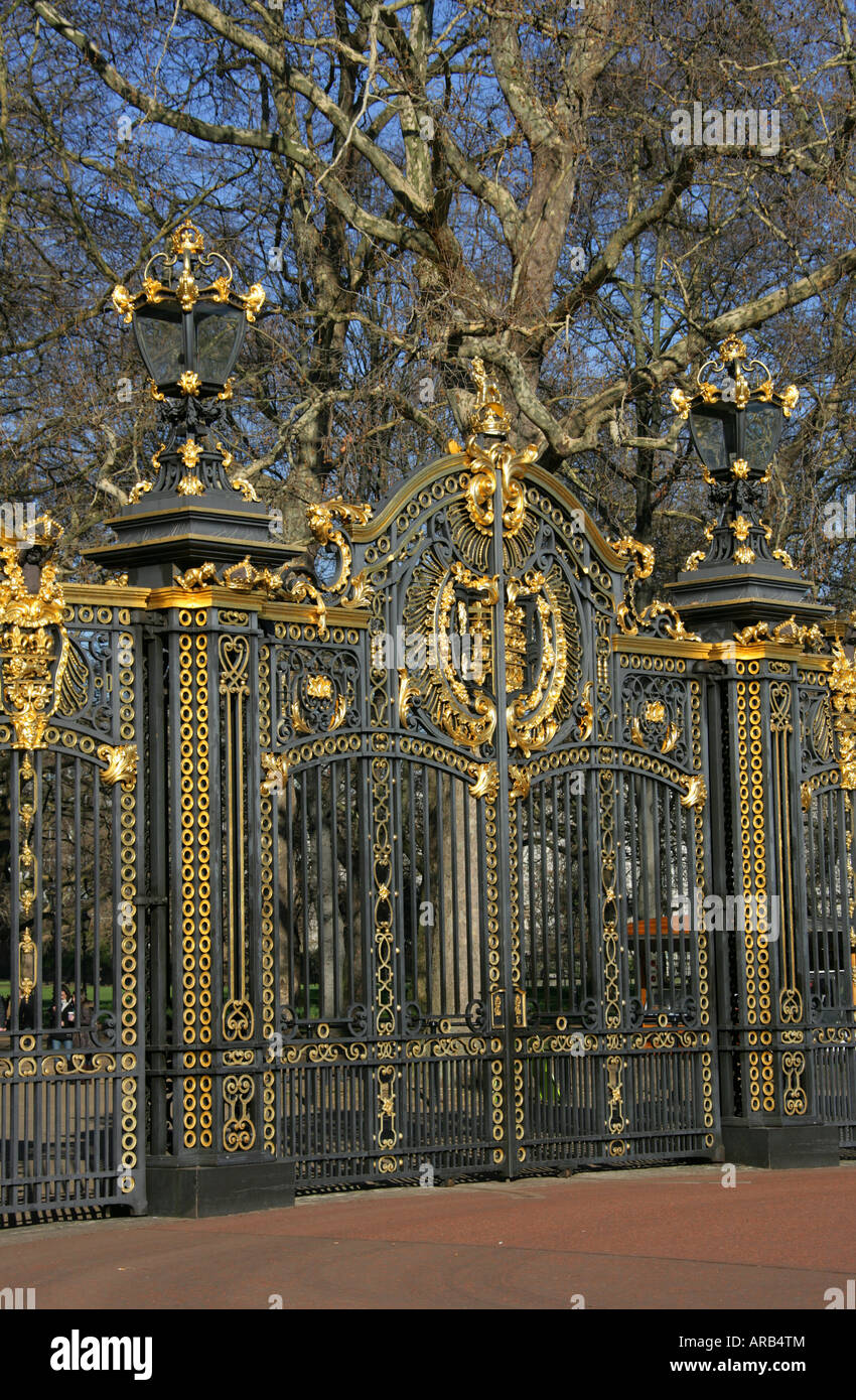 Ornamental gold wrought iron gates hi-res stock photography and images ...