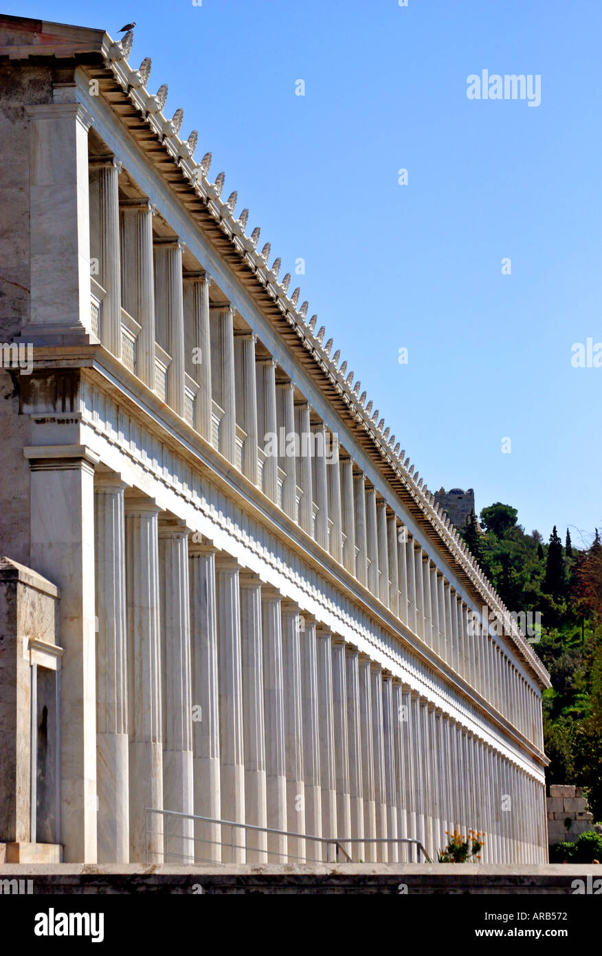 Building featuring traditional ancient Greece type architecture near ...