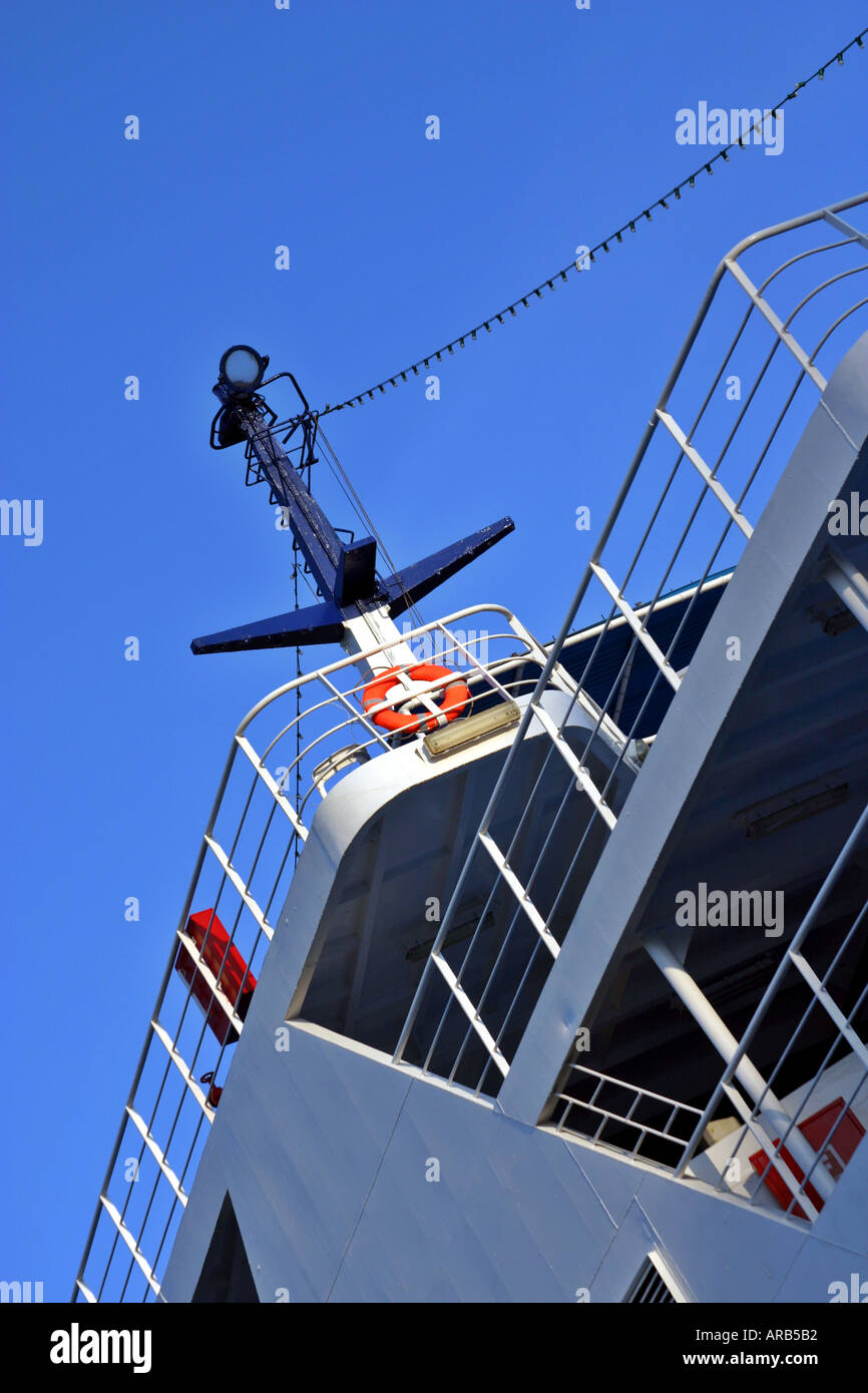 Ship at Piraeus harbour Athens Greece detail Stock Photo - Alamy