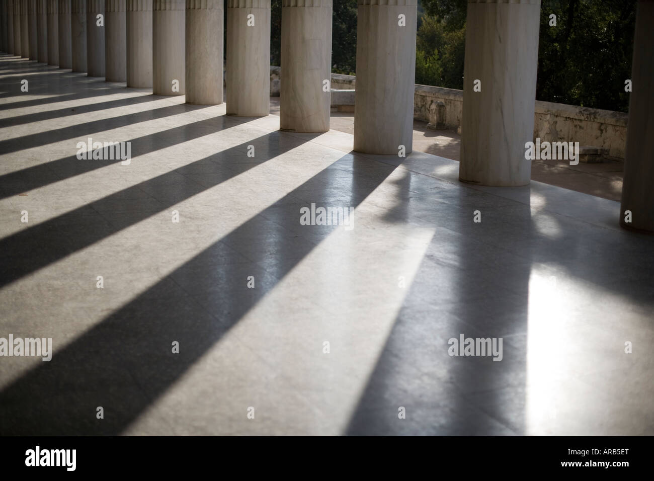 Greek antique stone monuments Stock Photo - Alamy