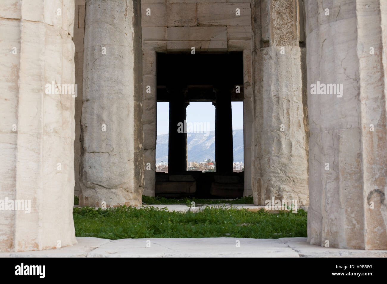 Greek antique stone monuments Stock Photo - Alamy
