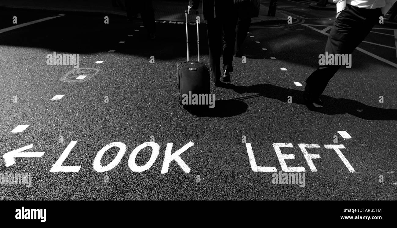 Pedestrian walking sign Black and White Stock Photos & Images - Alamy