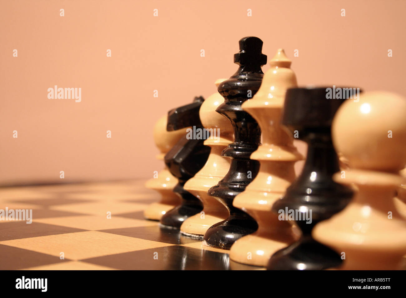 closeup of chess pieces Stock Photo - Alamy
