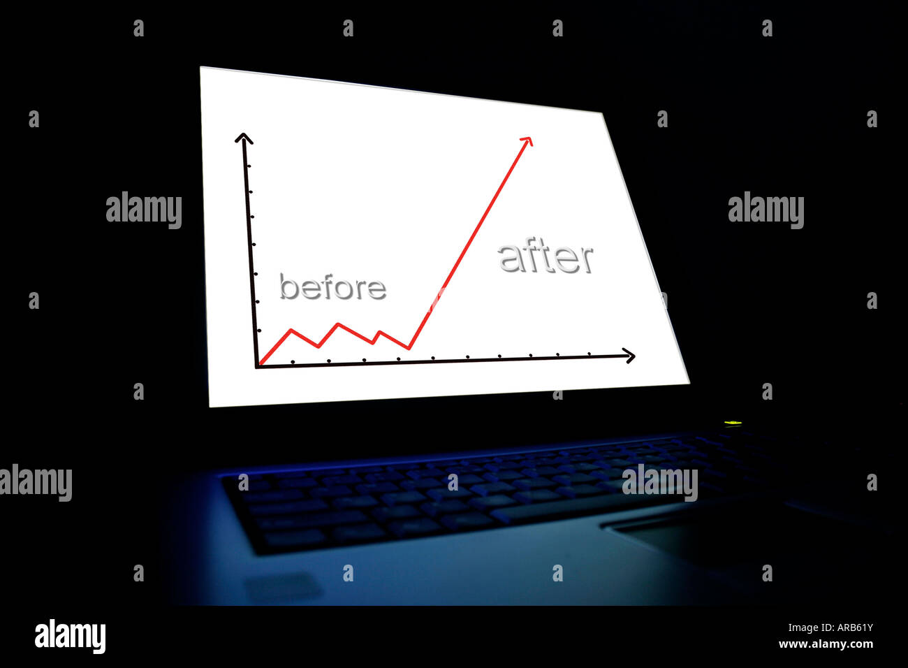 Dynamic graph hi-res stock photography and images - Alamy