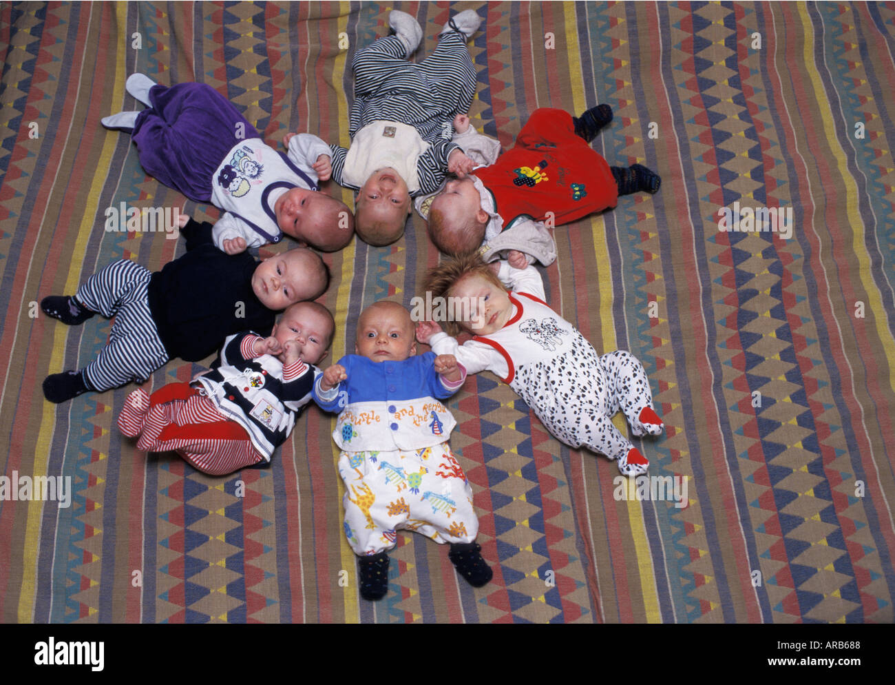 Seven babies hi-res stock photography and images - Alamy
