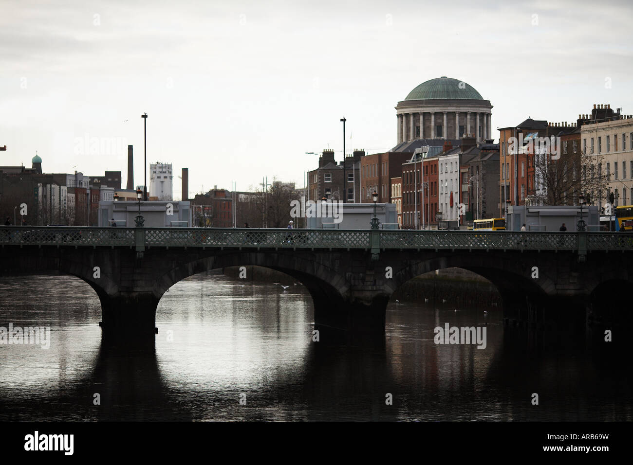 Old Bridge in The City of Dublin, County Dublin, Republic of Ireland ...